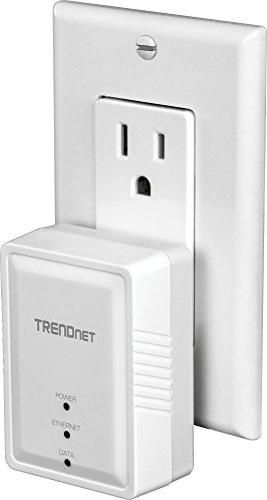 TRENDnet Powerline 500 AV Nano Adapter Kit, Includes 2 x TPL-406E Adapters, Cross Compatible with Powerline 600-500-200, Windows 10, 8.1, 8, 7, Vista, XP, Plug & Play Install, White, TPL-406E2K