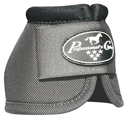 PROFESSIONAL'S Choice - Ballistic NO Turn Overreach Bell Boots - All Colors & Sizes (Charcoal, Medium)