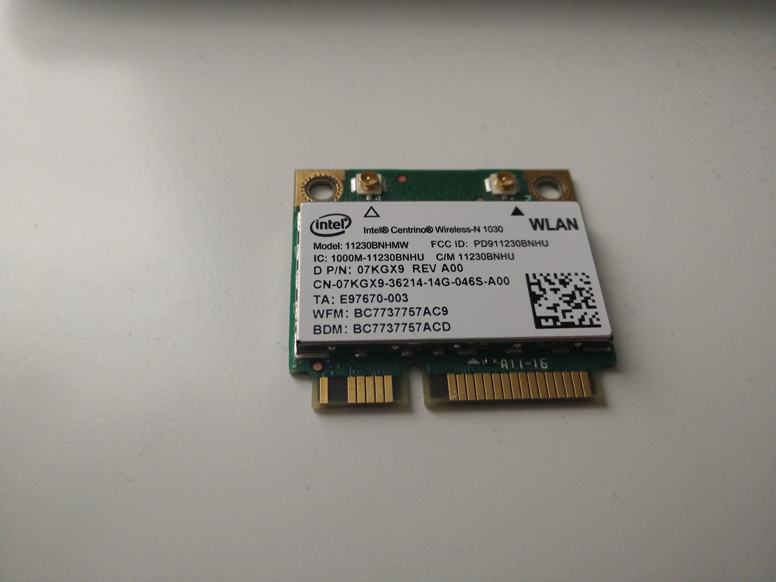 Intel 1030 Wireless N Bluetooth Bt Pcie Card 11230bnhmw