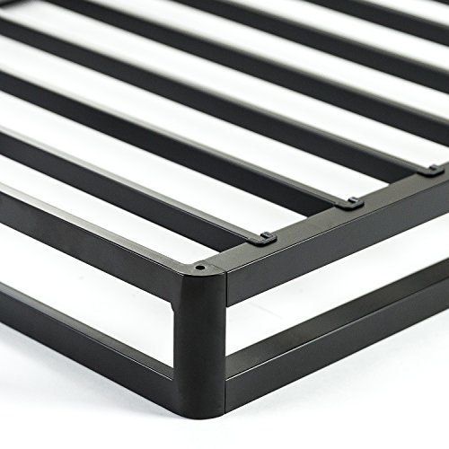 ZINUS Quick Lock Metal Smart Box Spring / 4 Inch Mattress Foundation / Strong Metal Structure / Easy Assembly, Queen White