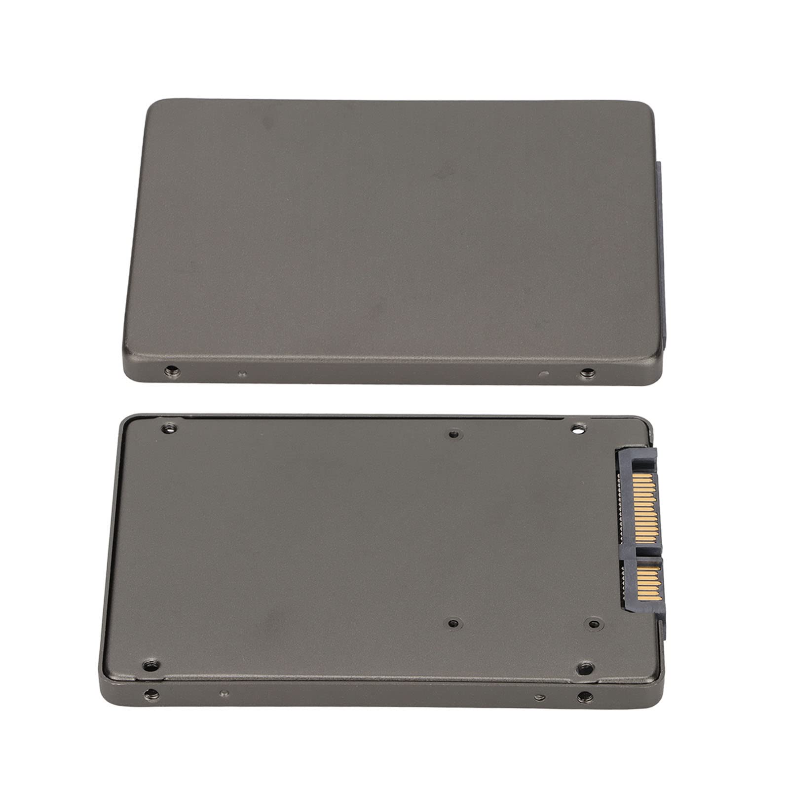 SSD Chassis, Ultrathin 6Gbps Sandblasted Oxidation Point SSD Hard Drive Adapter Computer Backlit Board for Hard Drive Grey