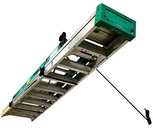 StoreYourBoard Ladder Ceiling Storage Hoist, Hi Lift Home and Garage Organizer Pulley Rack, Pro