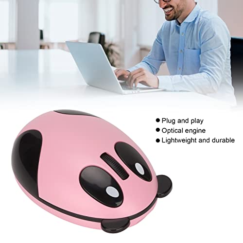 Kafuty-1 2.4G Wireless Mouse,Cute Animal Ergonomic Computer Mouse with USB Receiver,Rechargeable USB Optical Mice,1200DPI Cordless Mouse for Notebook,PC,Laptop,Computer