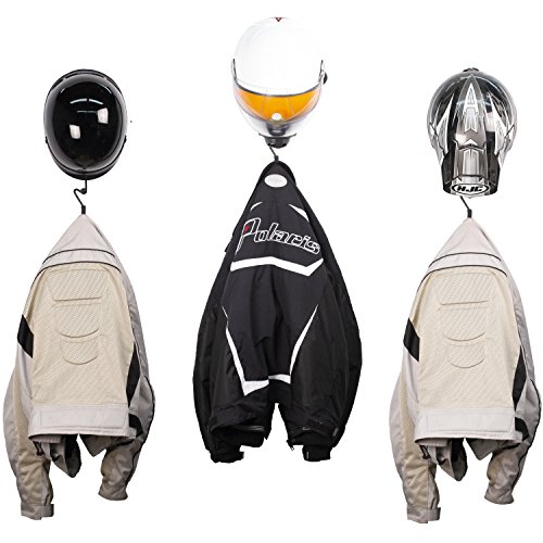 US2U Wall Hooks Coat and Hat Rack – Heavy Duty Wall Mounted Entryway Organizer Hanger for Coats, Hats, Caps & Helmet Mount - Sturdy & Decorative Solution to Organize, Storage Or Display - 2 Pack