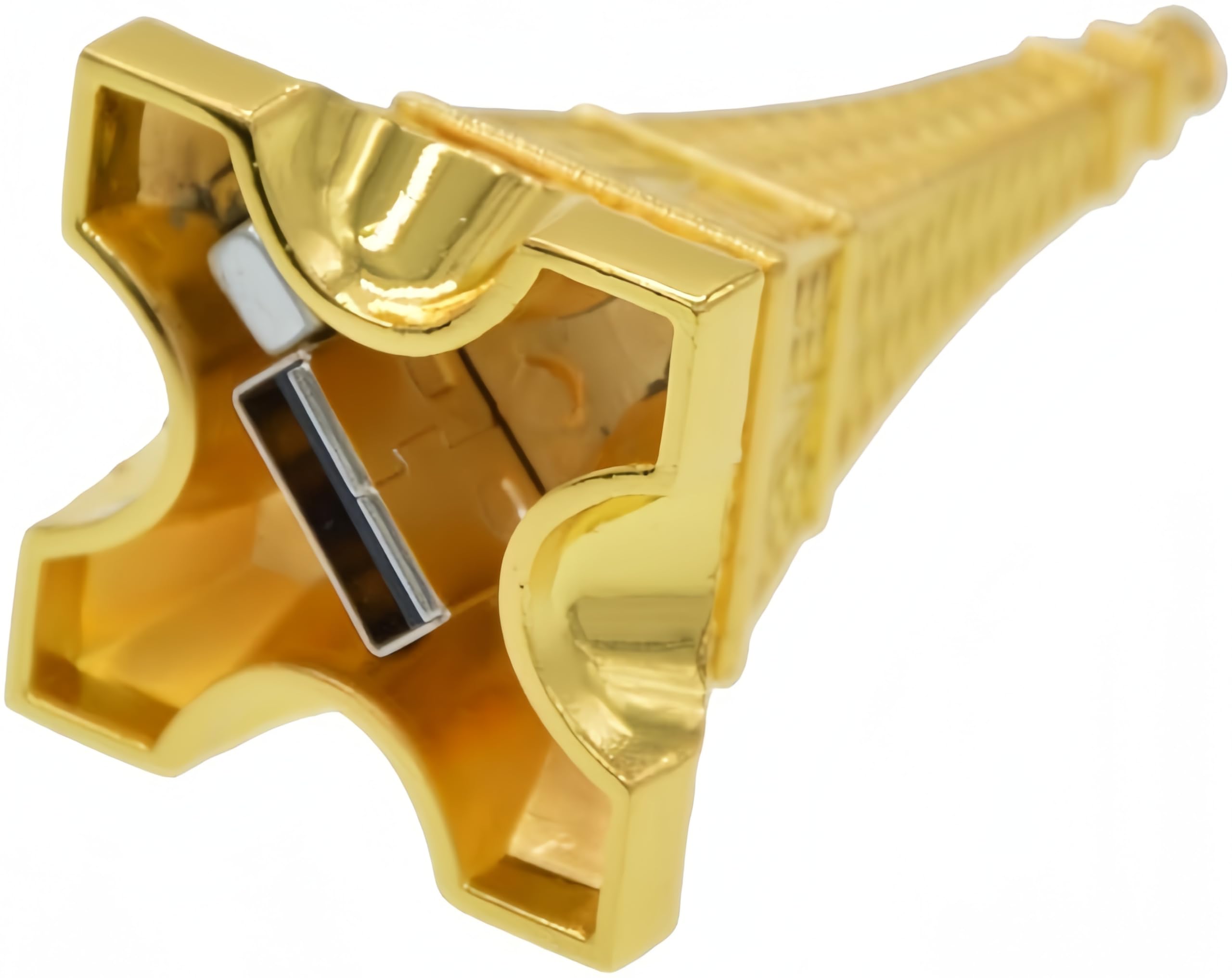 WooTeck 64GB Metal Eiffel Tower USB Flash Drive Golden