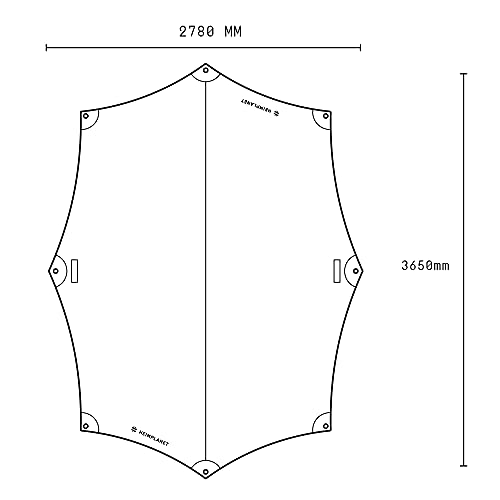 HEIMPLANET Original | Dawn Tarp M Shelter | Tent Tarp with 5000Mm Water Column | Supports 1% for The Planet (Cairo Camo)