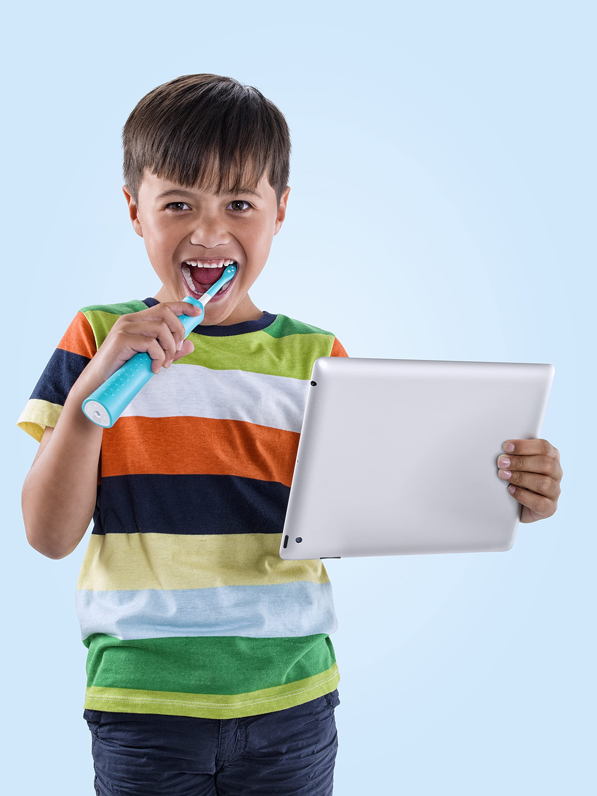 Philips Corded Electric Sonicare Kids Rechargeable Toothbrush with Built-in Bluetooth 2-Pack