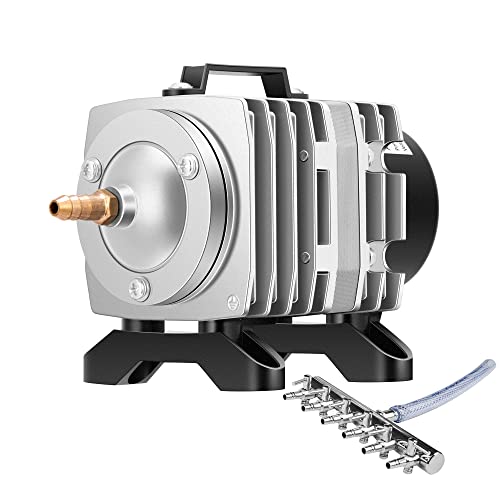 VIVOSUN Commercial Air Pump 950GPH, 32W, 60L/min 6 Outlet for Aquarium and Hydroponic Systems