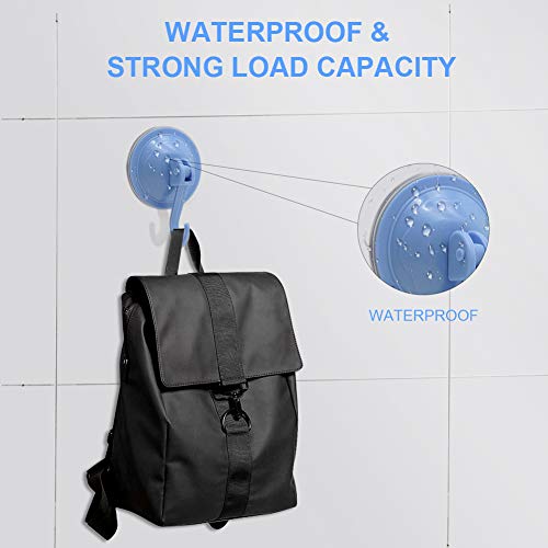 Suction Cup Hooks, Removable Power Lock Vacuum Shower Suction Hooks for Bathroom Towel Kitchen Livingroom Wall Hanger(80 Pack)