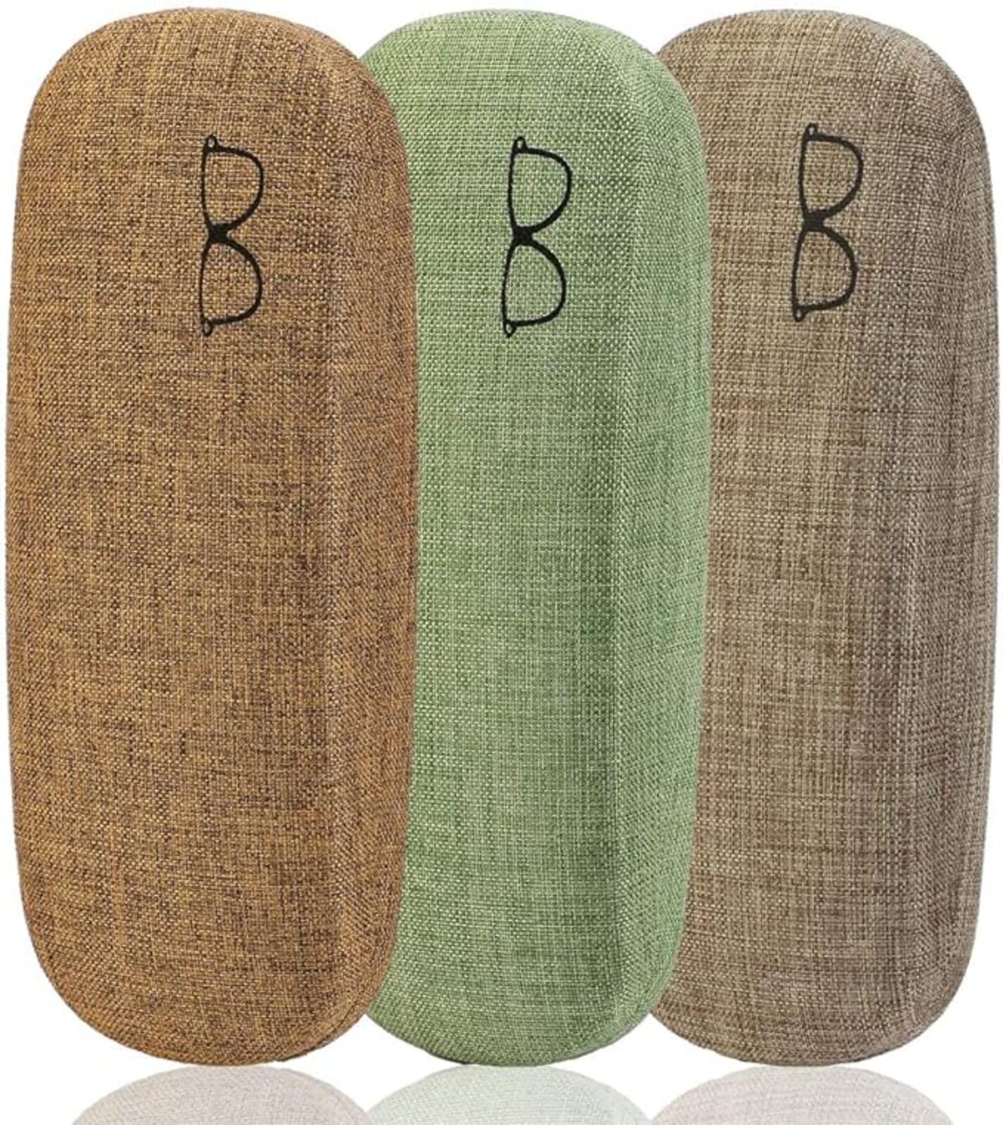 ZONLY Eyeglasses Case,(6 Piece) Unisex Hard Shell Eyeglasses Cases Protective Case For Glasse