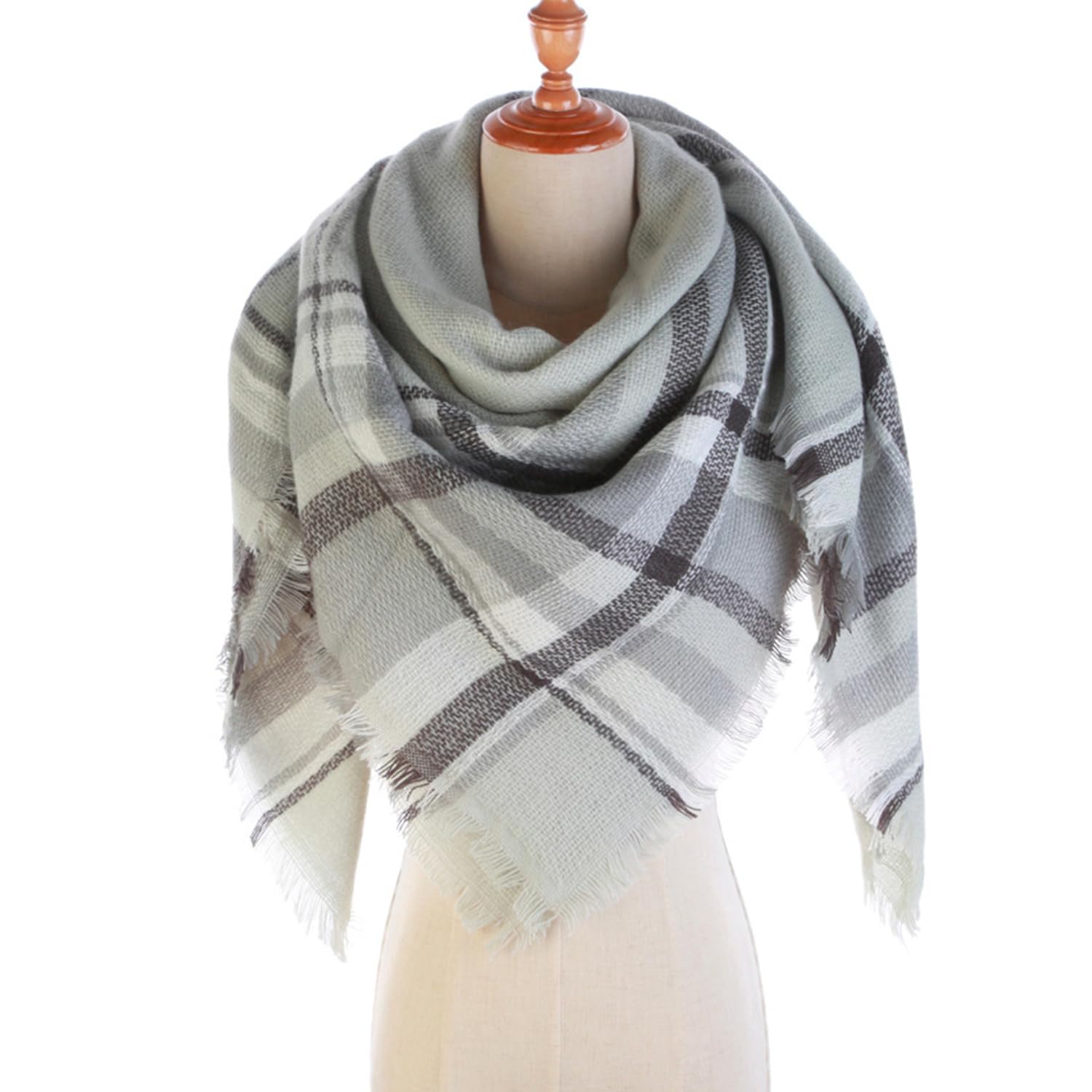 Neal LINK Women's Scarves Wraps Warm Blanket Scarf Shawl Winter Plaid Scarfs for Women