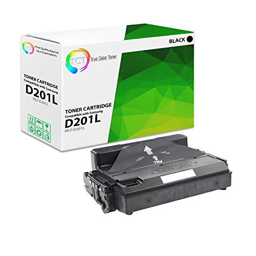 TCT Premium Compatible MLT-D201L MLTD201L Black High Yield Toner Cartridge Replacement for Samsung ProXpress M4080FX M4030ND Printers (20,000 Pages) - 2 Pack
