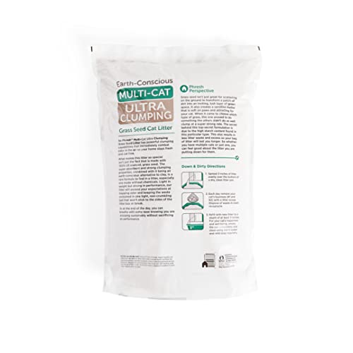 So Phresh Extreme Clumping Unscented Grass Seed Cat Litter, 20 lbs.