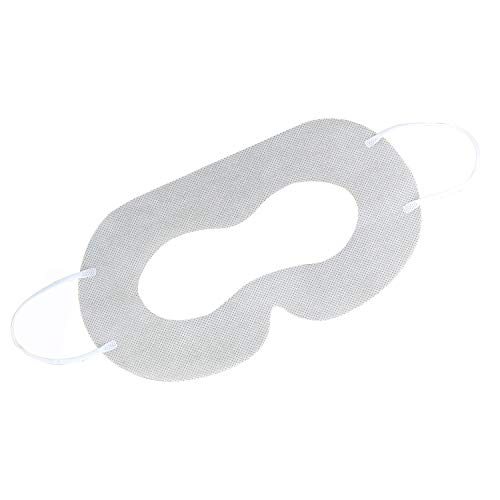 YinQin 100 PCS Universal Disposable VR Mask Sanitary VR Eye Cover Mask for VR, VR Eye Mask Cover, Disposable VR Face Mask VR Mask Sanitary (White)