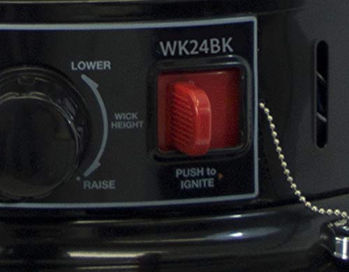 Dyna-Glo WK24BK 23,800 BTU Indoor Kerosene Convection Heater, Black