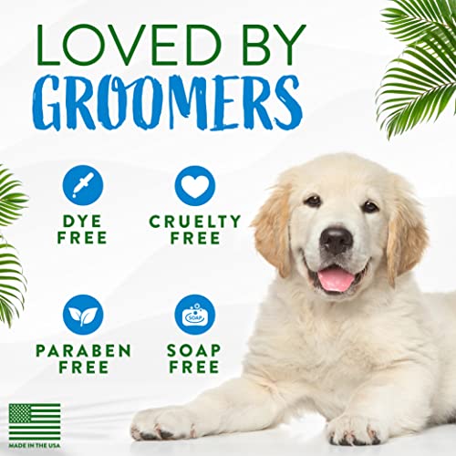 TropiClean Lime & Coconut Deshedding Dog Shampoo for Shedding Control | Natural Pet Shampoo Derived from Natural Ingredients | Cat Friendly | Made in The USA | 1 gal.