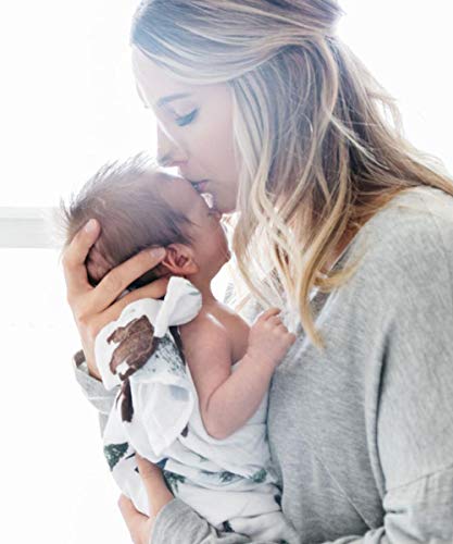 SARANONI Swaddle Blanket Luxury Decorative Baby Muslin Swaddle (Yosemite, 47" x 47")