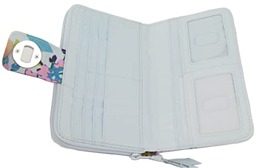 Vera Bradley Turnlock Wallet RFID Protection, Marian Floral