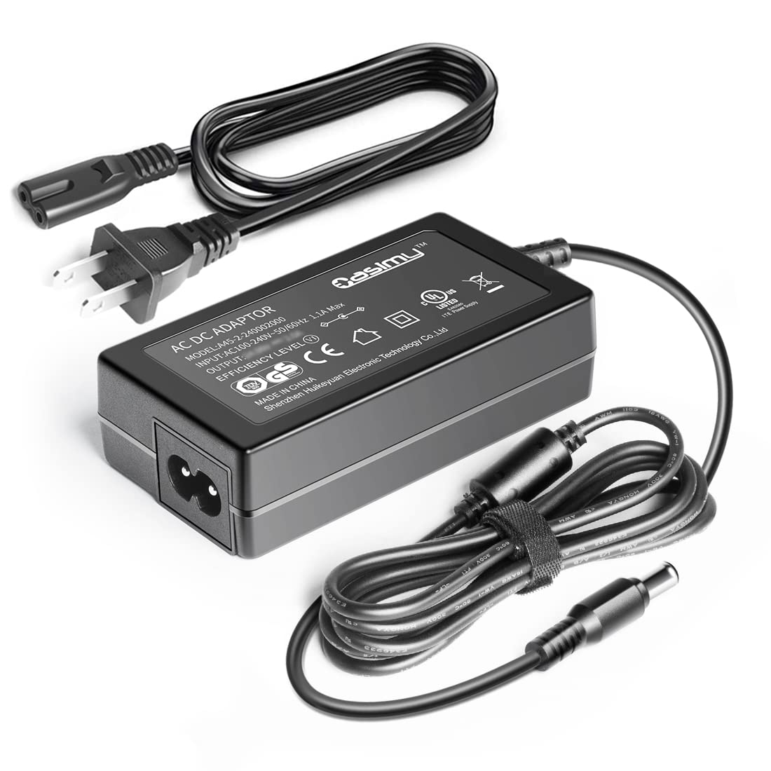 CASIMY 24V AC Adapter Charger Compatible with Epson Perfection Scanner V500 V600 V700 V750 V800 V850 PRO 3170 J221A J221 J252A J252 B11B178011 TM-P80 Workforce Photo Printer Power Supply Cord