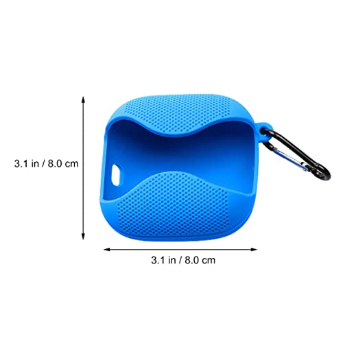 Gatuida ser of 3 Earbud Case Cover Anti- Lost Earbud Case Shockproof Earbud Case Carrying Case Carabiner Earphone Carrying