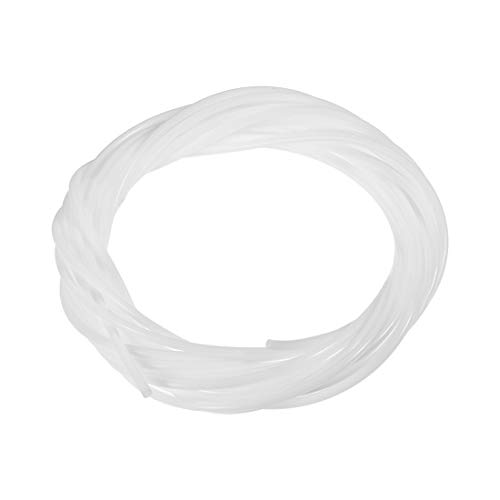 uxcell PTFE Tube 26Ft - ID 2mm x OD 4mm Fit Filament 1.75 for 3D Printer White