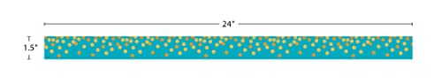 Teacher Created Resources Teal Confetti Magnetic Border