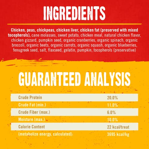 Stella & Chewy’s Freeze-Dried Raw Coated Dog Biscuits – Cage-Free Chicken Recipe – Protein Rich, Grain Free Dog & Puppy Treat – Great Snack for Training & Rewarding – 9 oz Bag