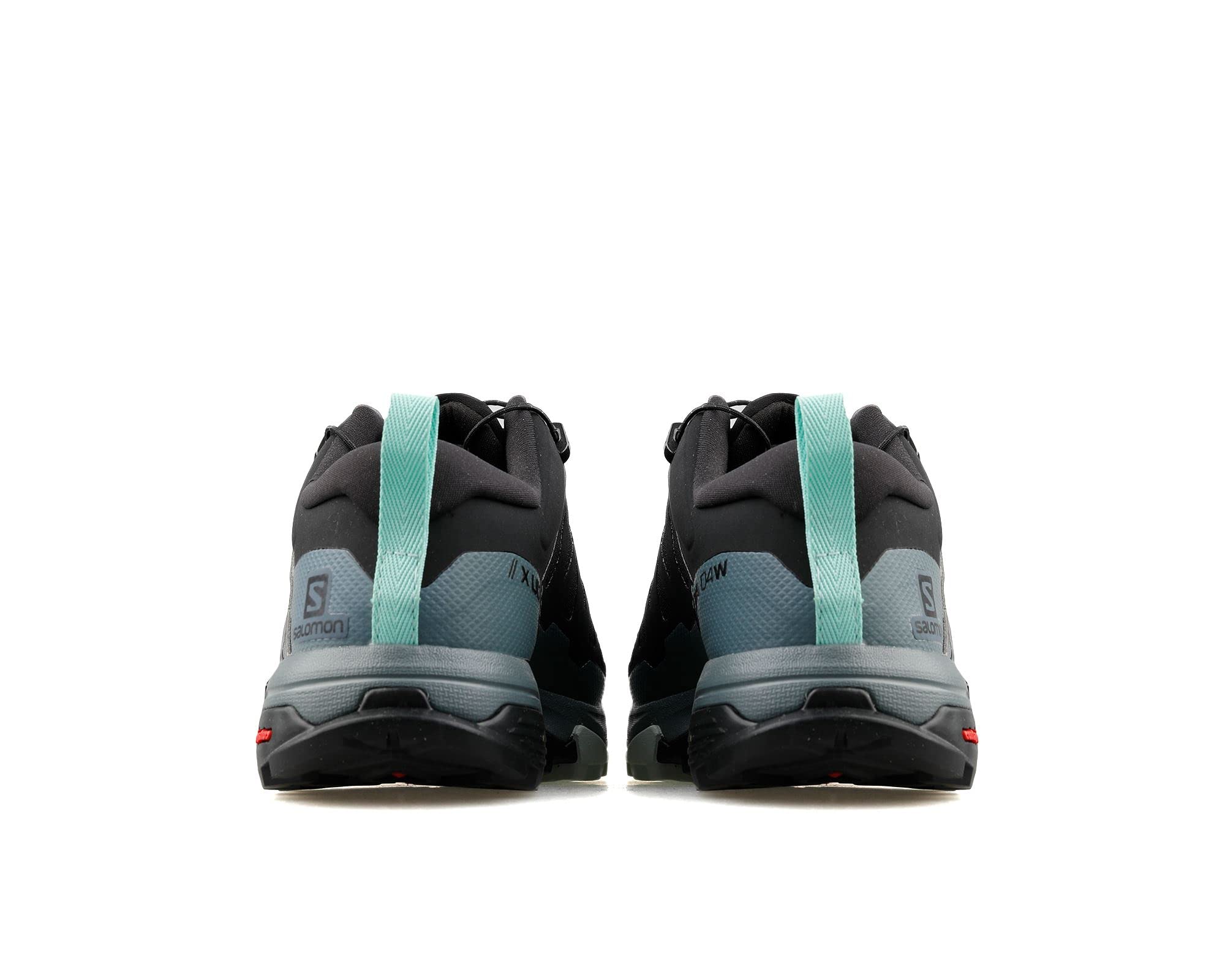 Salomon X Ultra 4 Gore-TEX Hiking Shoes for Women, Lunar Rock/Ebony/Mint Leaf, 6