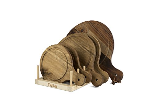 True Fabrication Marketplace: Wood Cheese Board Display Rack, One Size, Multicolor