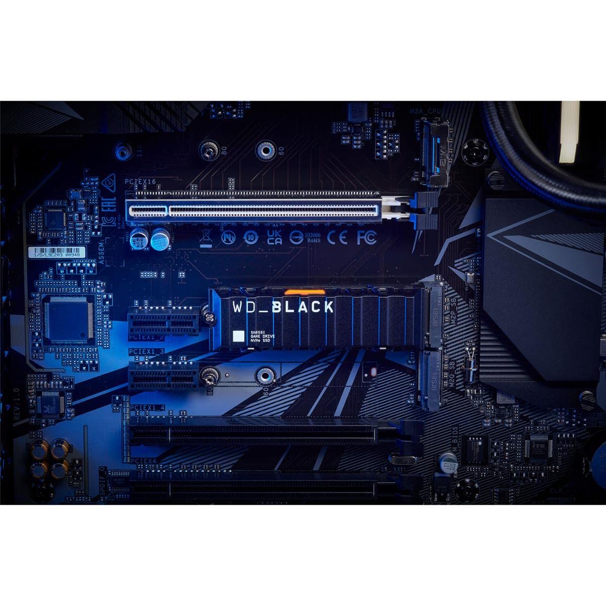 WD_Black SN850X 2TB NVMe PCIe 4.0 x4 M.2 Internal Gaming SSD with Heatsink