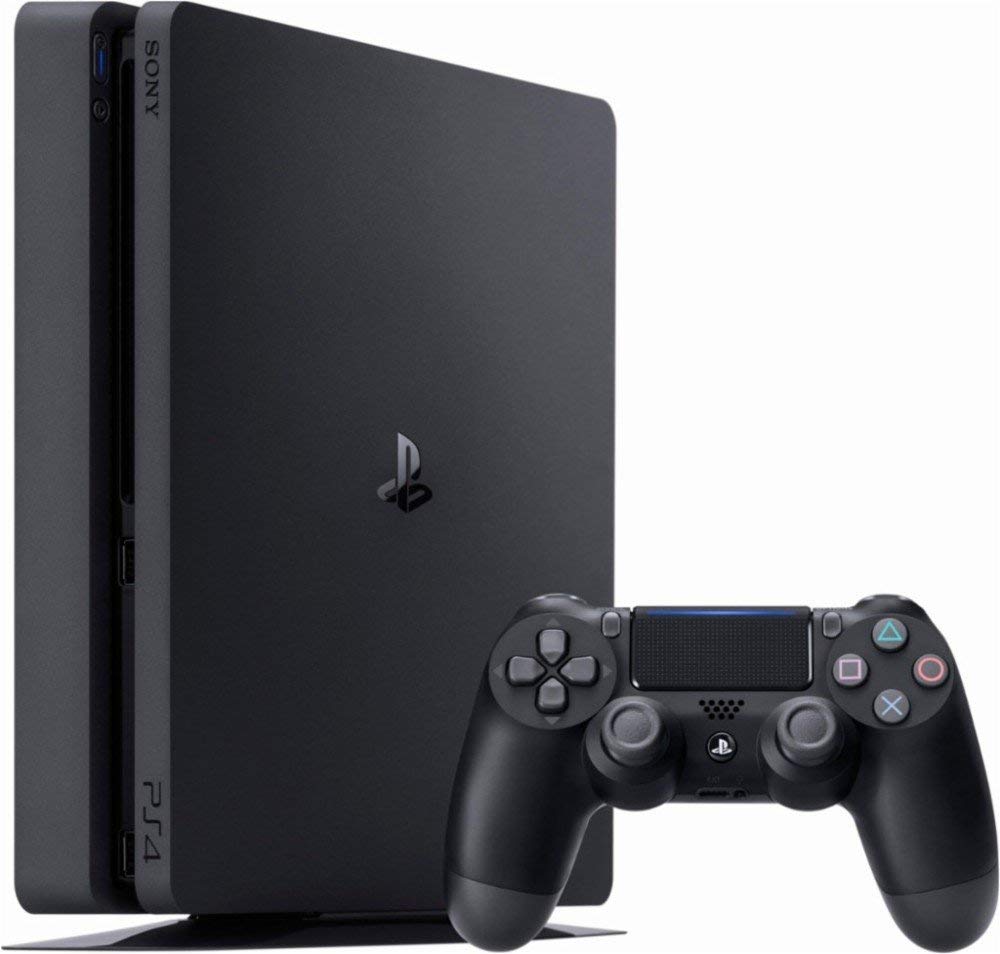 Playstation 4 Slim 2TB SSHD Console with Call of Duty Black Ops 4 Bundle Enhanced with Fast Solid State Hybrid Drive (Renewed)