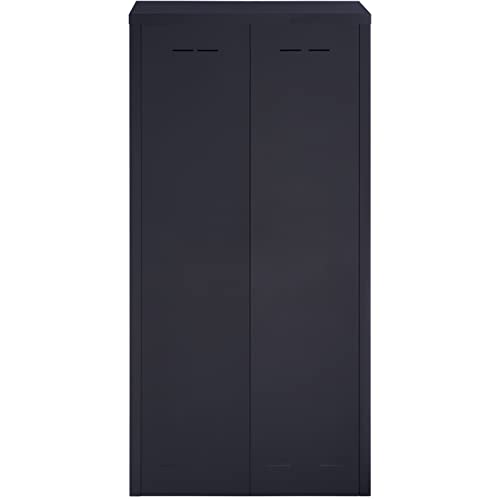 VEVOR Metal Storage Cabinet, 200 lbs Load Capacity per Shelf, 70'' Tall Lockable Powder-Coating Steel Garage Cabinet with 4 Adjustable Shelves, Magnet Doors & Lock, Perfect for Office Home Garage