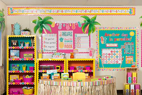 Teacher Created Resources Tropical Punch Circles Die-Cut Border Trim