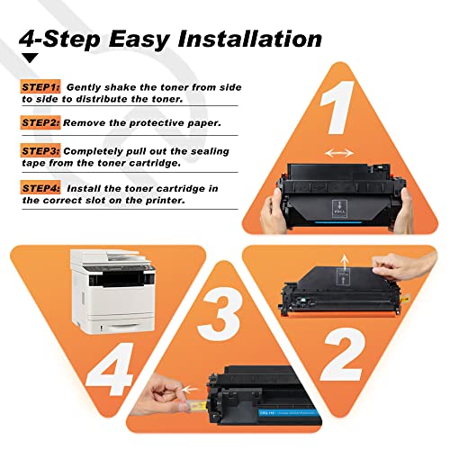 v4ink 4PK Compatible Toner Cartridge Replacement for Canon 119 CRG-119 3479B001AA Toner for Canon ImageClass mf414dw mf416dw mf419dw mf5950dw mf5960dn lbp251dw lbp253dw lbp6300dn Printer
