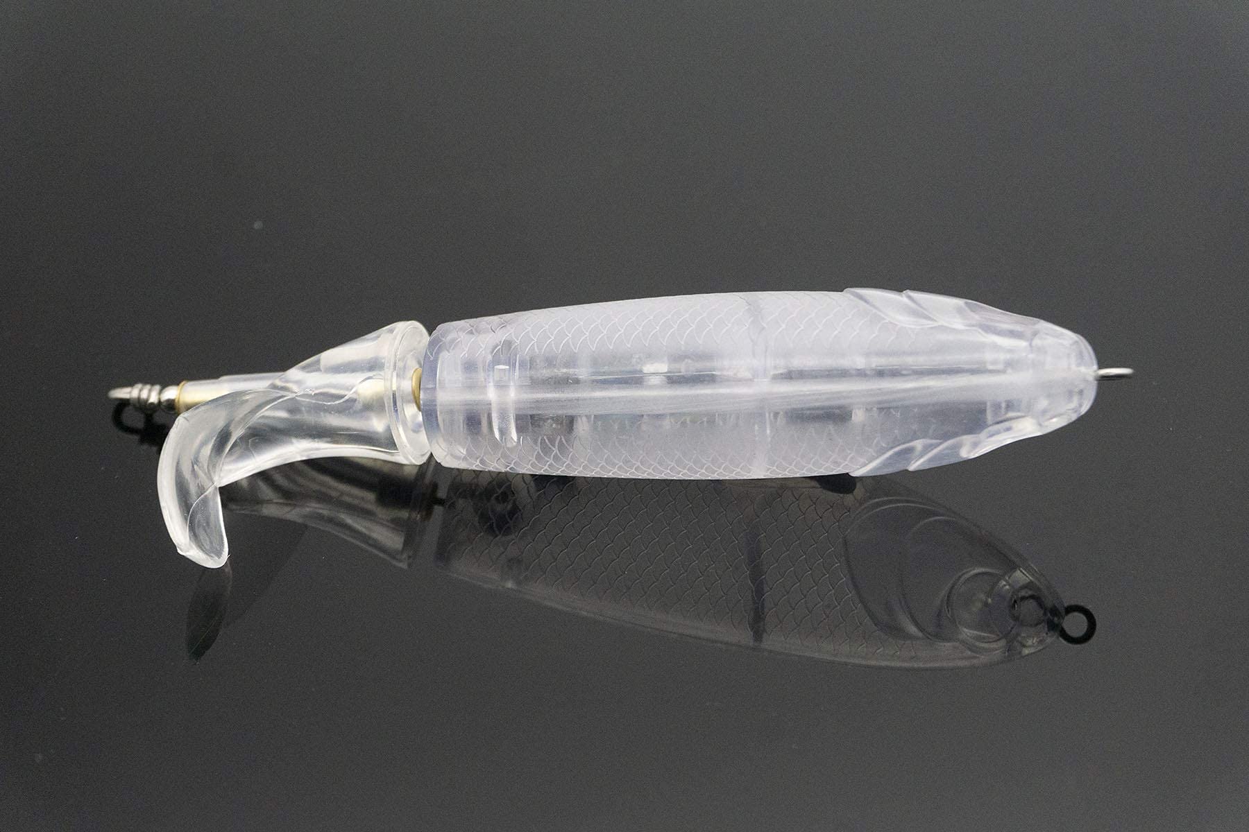 Free Eye 5pcs Unpainted Plopper Bait Fishing unpainted Lure Body 105mm 14.57g Clear Hard Blank Lures PL2