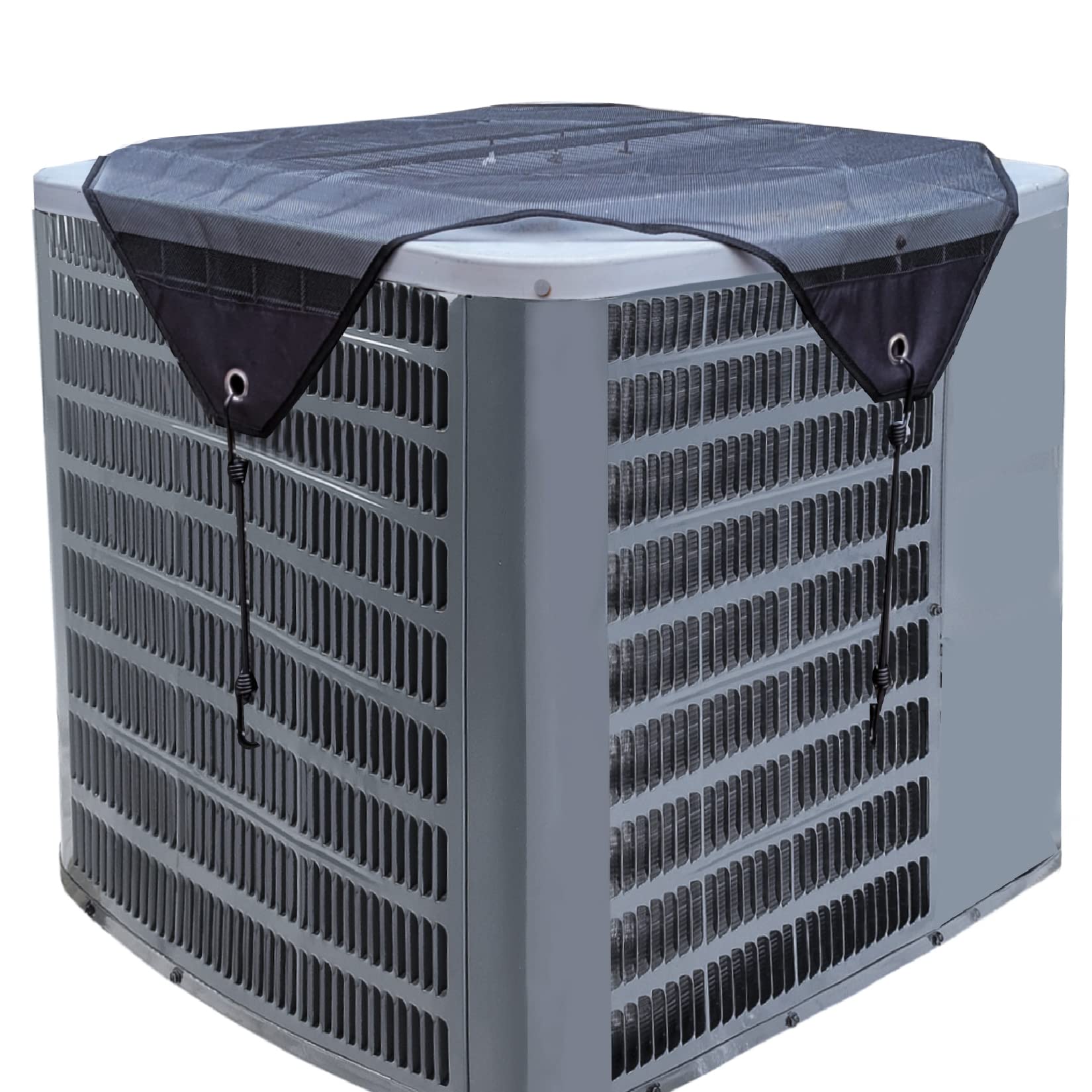 Yanroom Central Air Conditioner Covers for Outside Units Central Conditioning Mesh Cover All Season Top Universal Outdoor AC Cover Leaf Guard Covers Defender (Mesh, 32 x 32 inch)