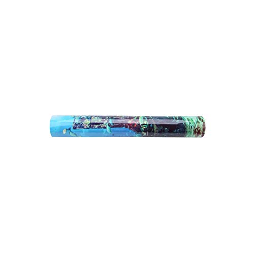 Undersea City Ruins Aquarium Poster, PVC Coral Aquarium Background Underwater Poster Fish Tank Wall Decorations Sticker(61 * 30cm)