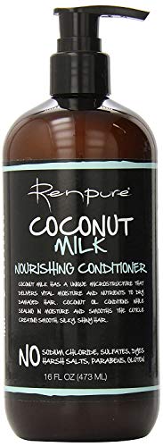 RENPURE Milk Nourishing Conditioner, Coconut, 16 Fl Oz (Pack of 1)