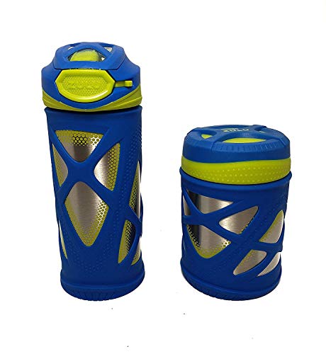 Zulu Kids Water Bottle and Canister Set - Blue