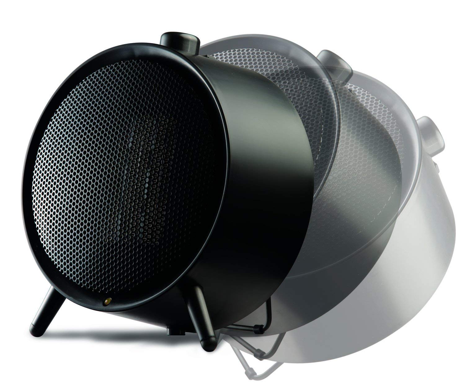 Honeywell UberHeat Ceramic Heater for Powerful Personal Heating in Small Spaces, Black - HCE200B