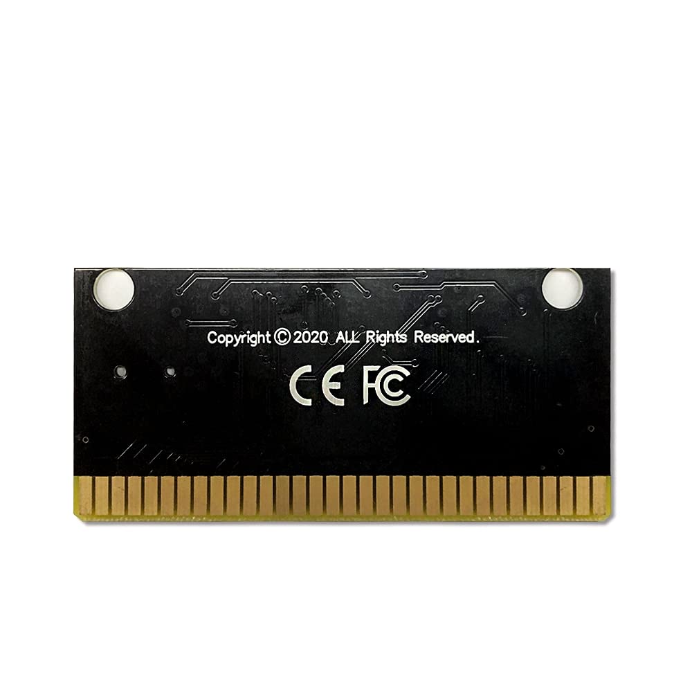 Royal Retro Zero the Kamikaze Squirrel - USA Label Flashkit MD Electroless Gold PCB Card for Sega Genesis Megadrive Video Game Console (Region-Free)