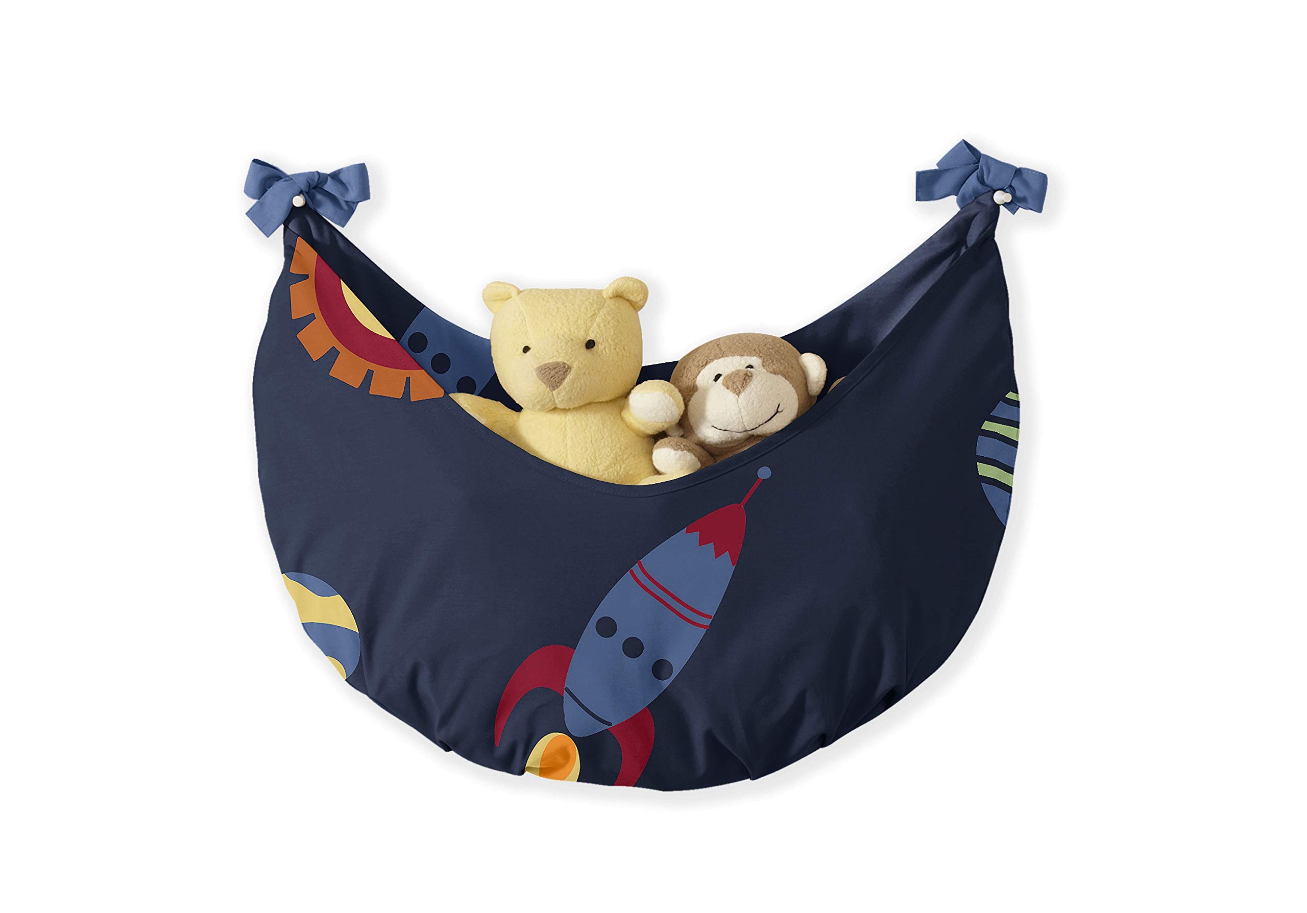 Sweet Jojo Designs Space Galaxy Rocket Ship, Planet, Galactic 11 Piece Baby Boy or Girl Bedding Crib Set