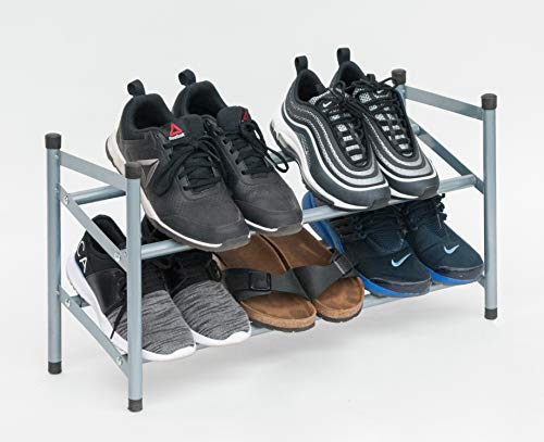 Topline Expandable 2-Tier Shoe Rack Organizer