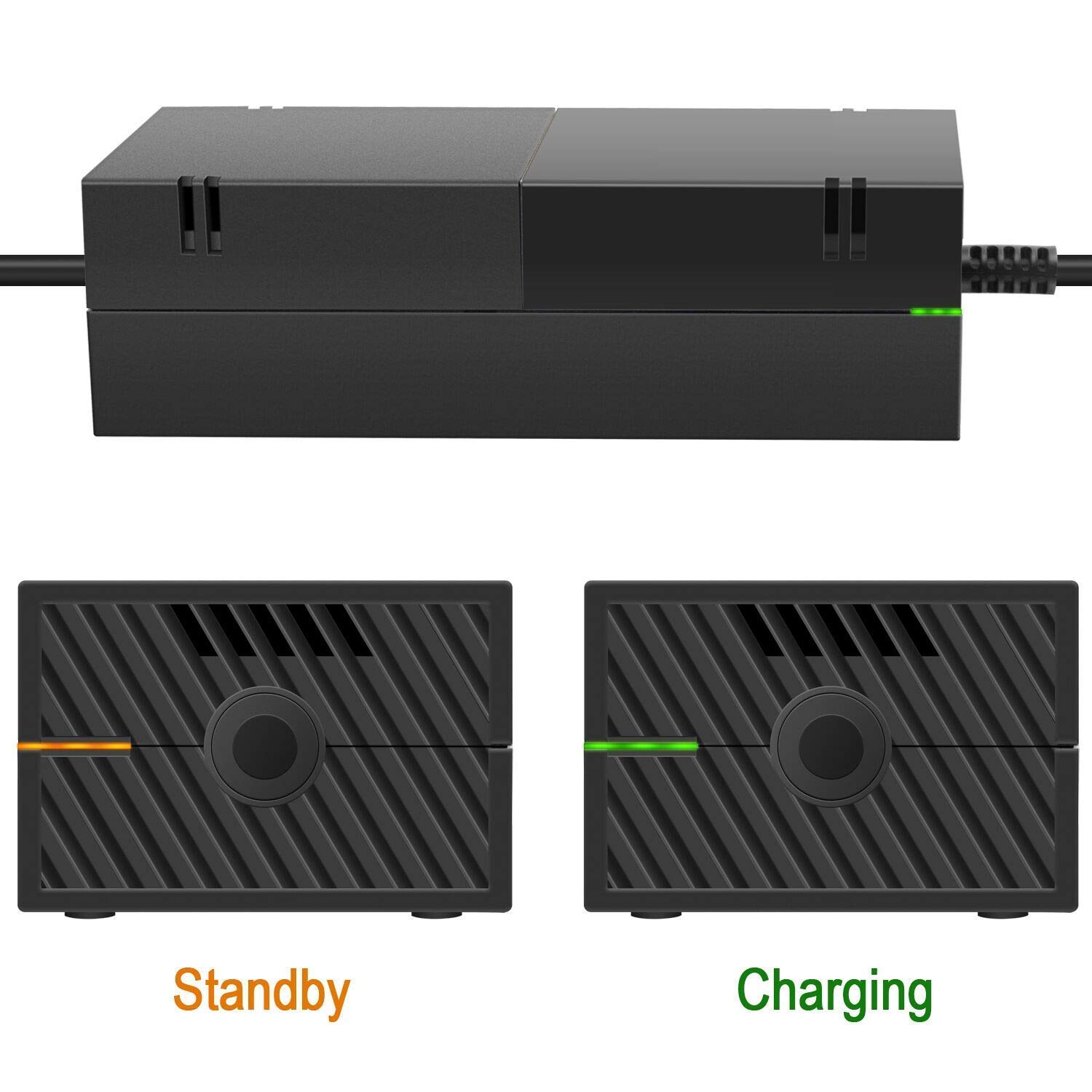 Upgraded Wall Charger for Xbox One Power Supply Brick, AC Adapter Charger with Power Cord for Xbox 1 Console, US Plug 100V-240V