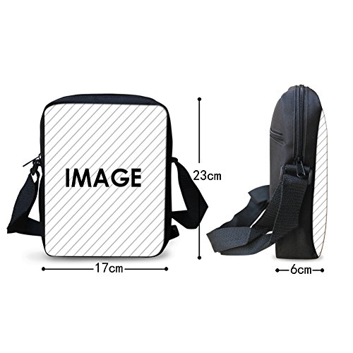 HUGS IDEA Women Girl Mini Crossbody Bags Sling Shoulder Bag Yorkshire Terrier Pattern Handbag Cellphone Pouch