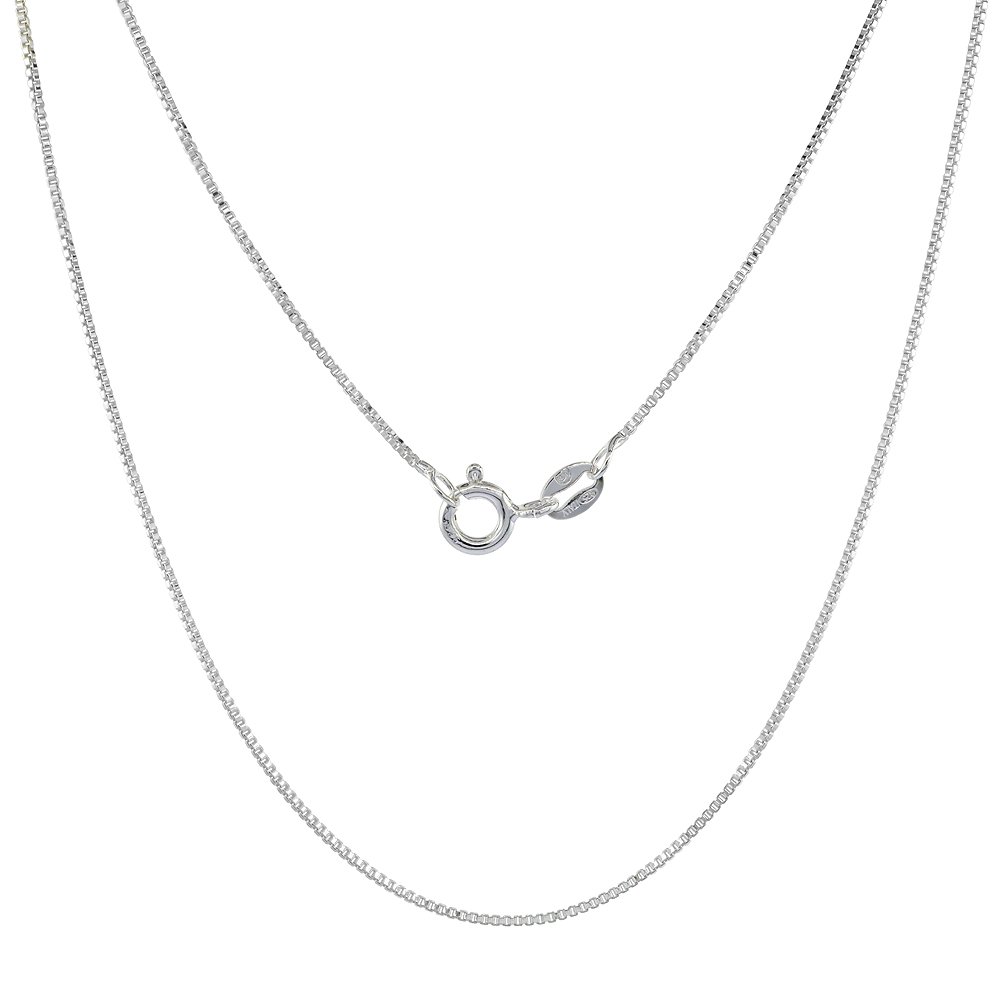 Sterling Silver Smiling Sun Necklace Round with 24 inch Surgical Steel Chain Italy 5/8 inch