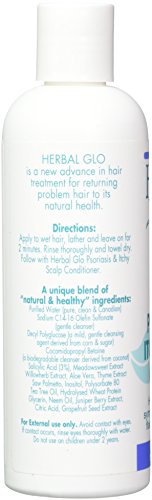 HERBAL GLO Psoriasis & Itchy Scalp Shampoo, 0.02 Pound