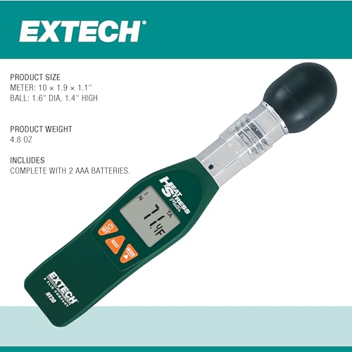 Extech HT30 Heat Stress WBGT Meter , black