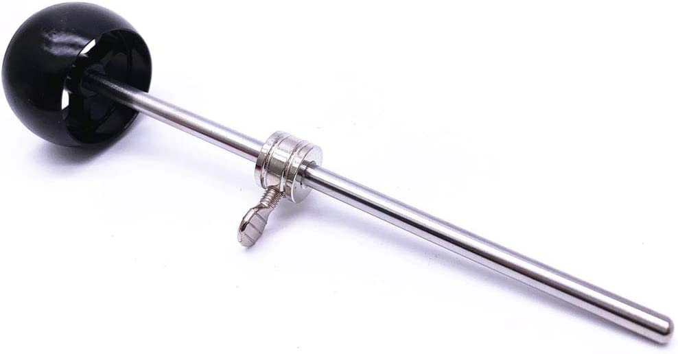 Jiayouy 4Pcs Counterweight Mounted for Drum Kit Hammer Beater Silver