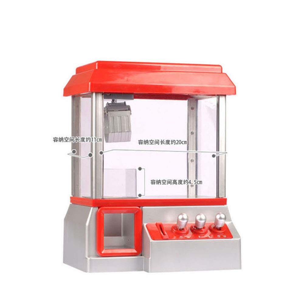 Xiangtat Large Claw Toy Grabber Mini Arcade Machine with Lights & Sounds - Electronic Claw Toy Grabber Machine, Animation, Authentic Arcade Sounds for Exciting Play β with Volume Control Switch